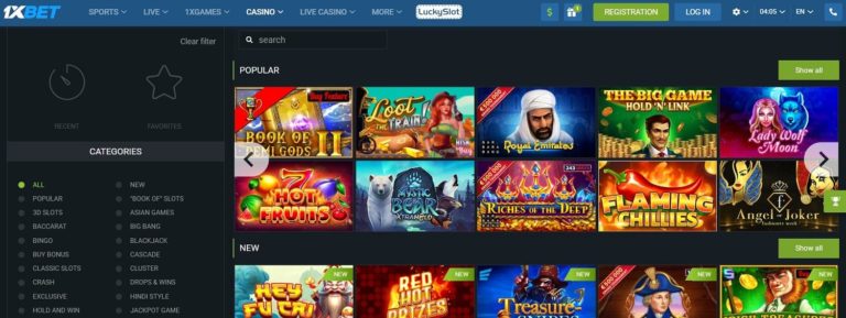1xBet Casino - review 2025: live, bonus, games, app - 1xbetbookmakers.com